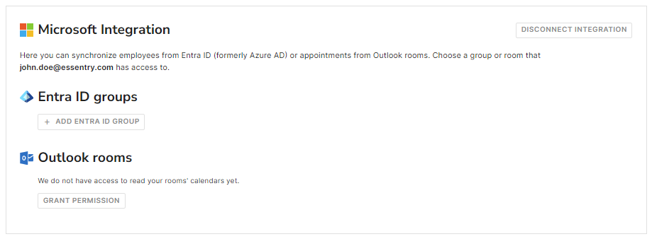 Integration of Entra ID for user provisioning, single sign-on, and ...